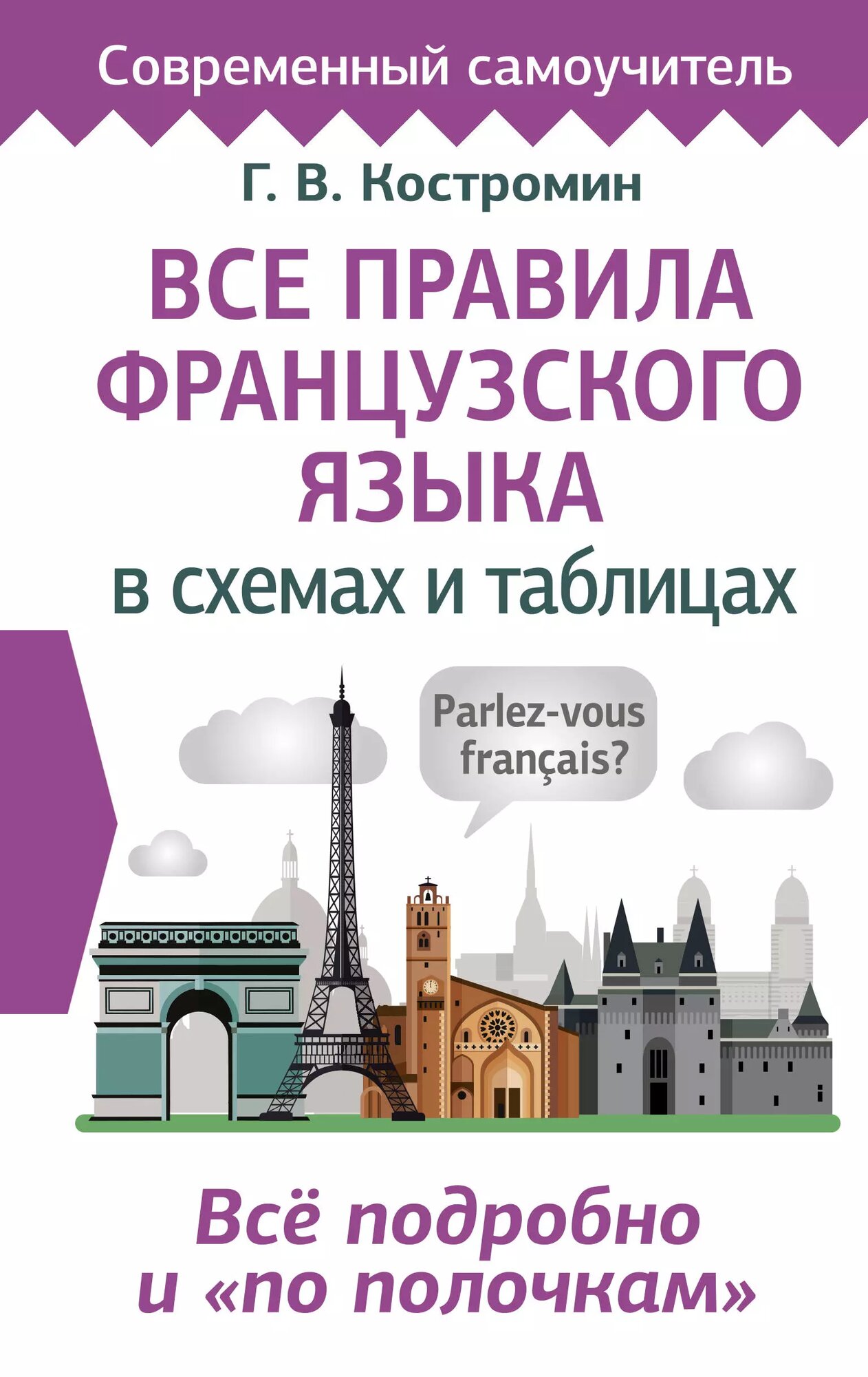 Все правила французского языка в схемах и таблицах (Георгий Костромин)