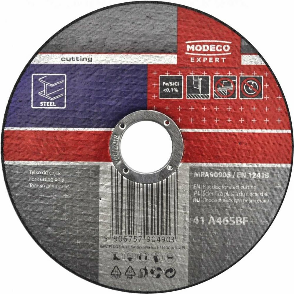 Диск для резки металла MODECO MN-68-965