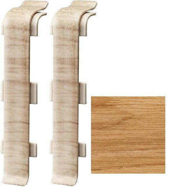 Соединитель для плинтуса Arbiton Indo, цвет 07 Дуб Либерти, 2шт.