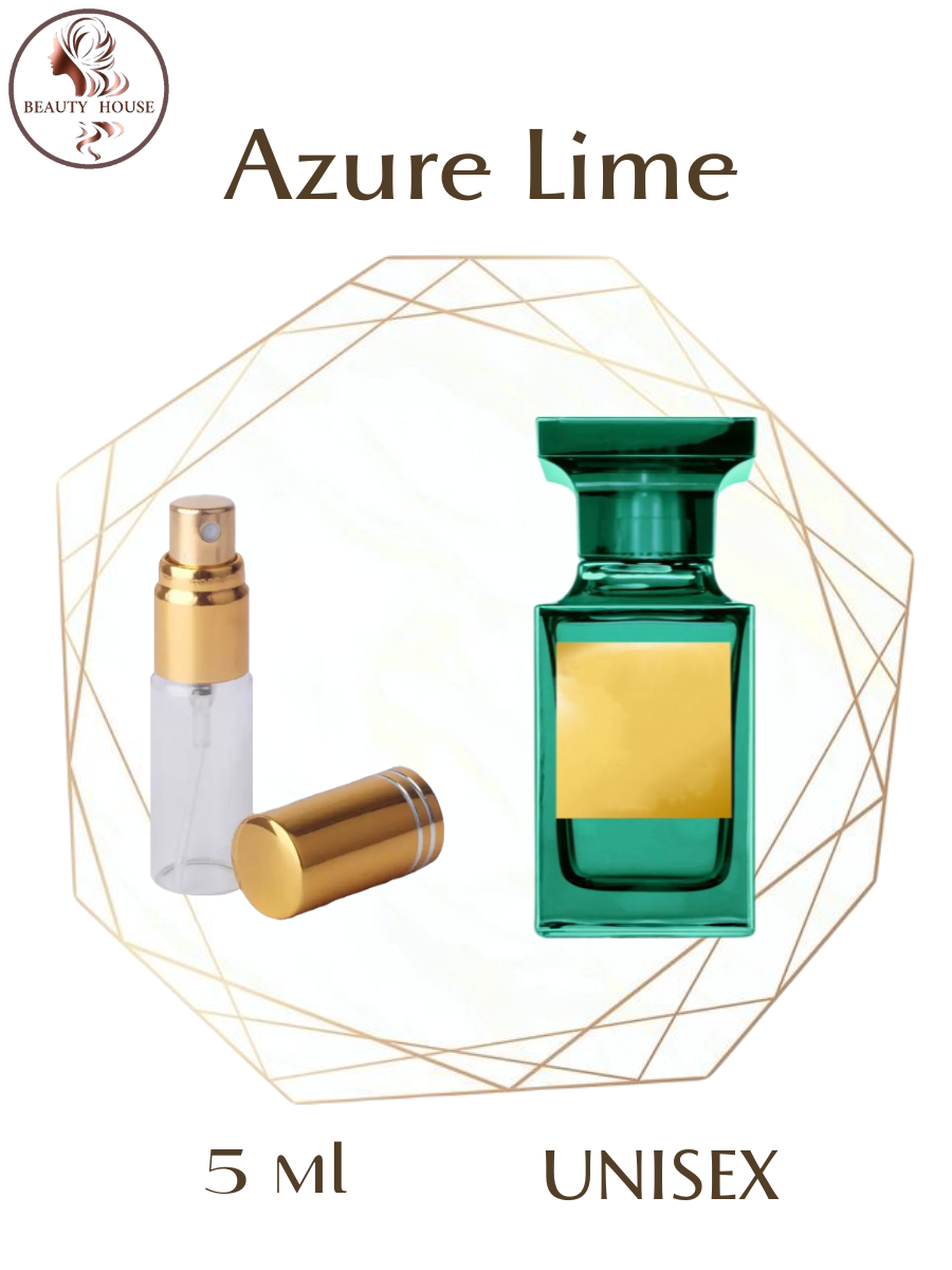Духи парфюм Azure Lime спрей 5 мл унисекс, цветочные, древесные, мускусные