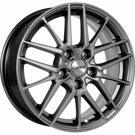 Колесный литой диск Carwel Лача R16x6.5 5x114.3 ET43 CB67.1 GR