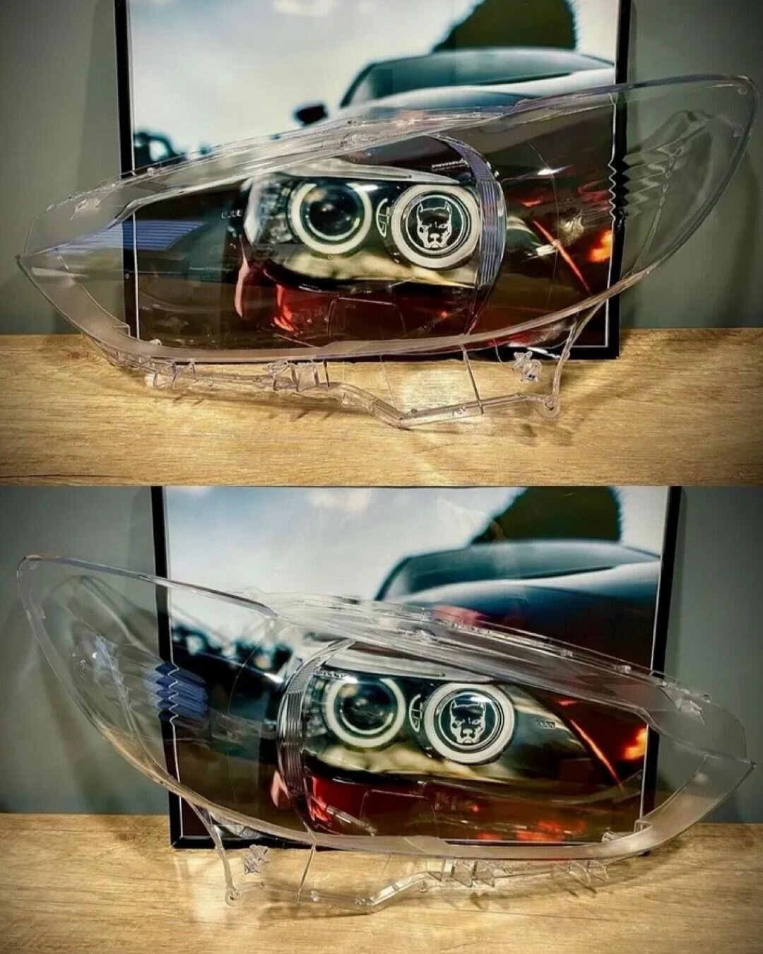 Стекло фары Mazda 6 GJ 2012-2015 г. в. (комплект)