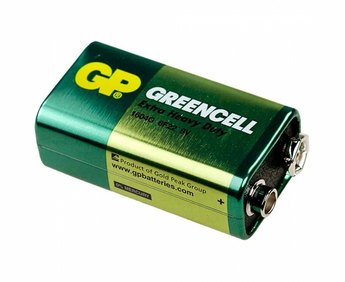 Элемент питания GP Greencell 1604G /6F22