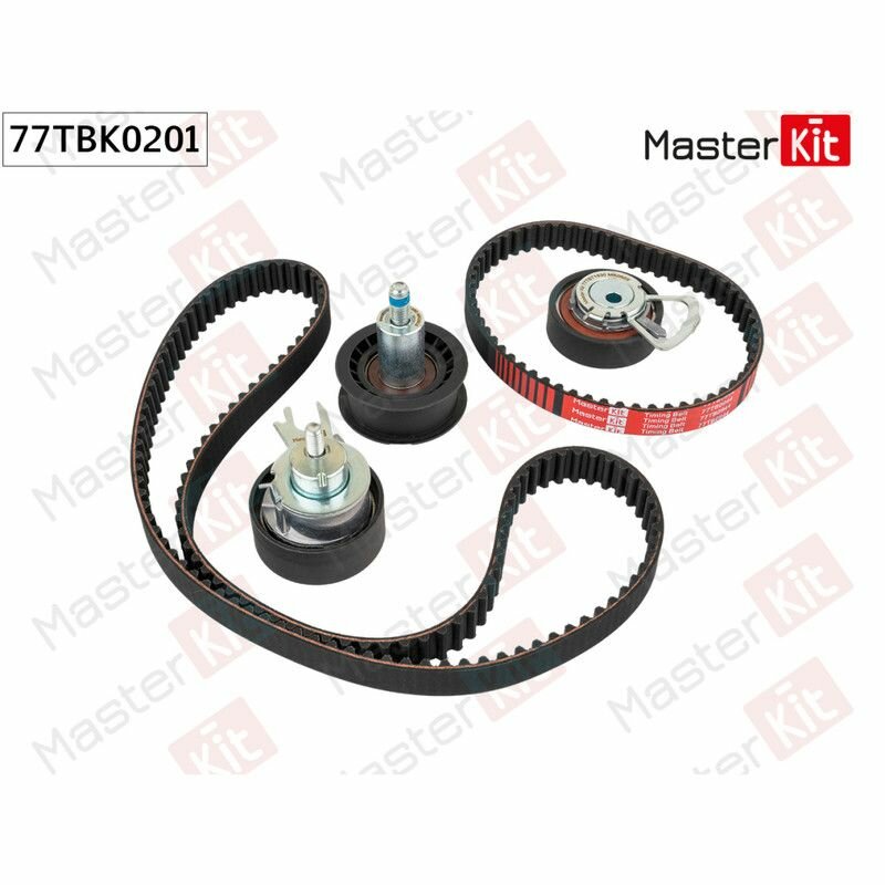 Комплект ремня ГРМ для а/м SKODA Octavia, Volkswagen Golf, SEAT Ibiza, MASTERKIT 77TBK0201