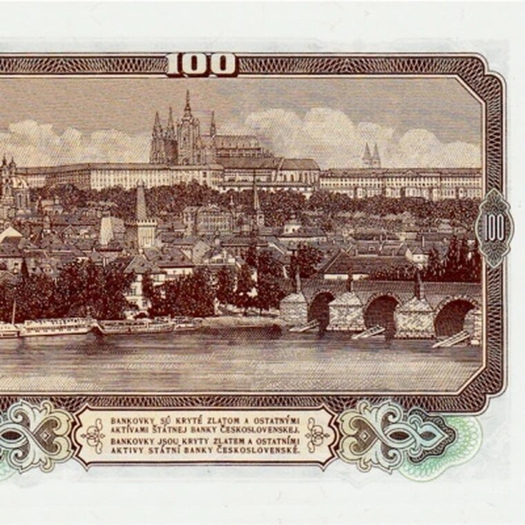 100 крон 1953 года Чехословакия, сувенирная копия, банкноты и купюры редкие коллекционные
