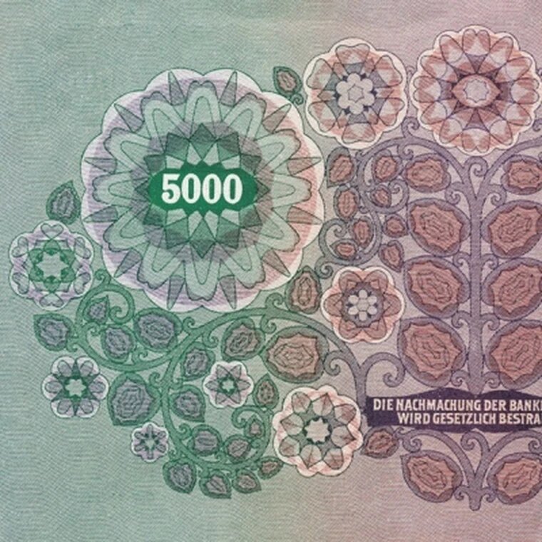 5000 крон 1922 Австрийская Республика, сувенирная копия, банкноты и купюры редкие коллекционные