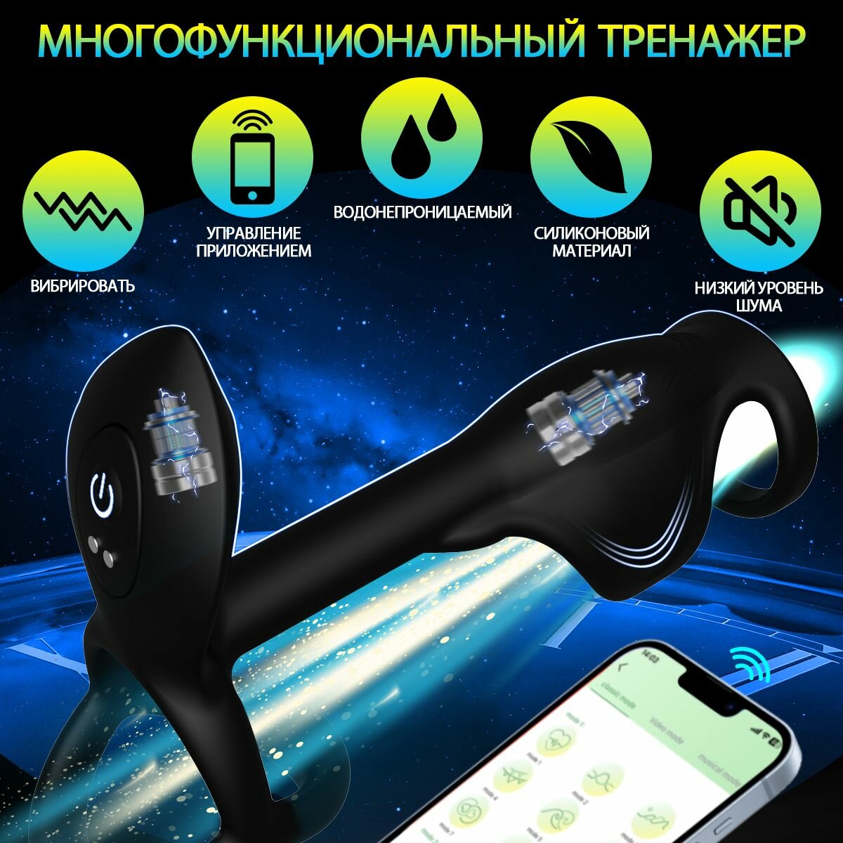 Эрекционное кольцо для члена виброкольцо для двоих пар и секса 18+