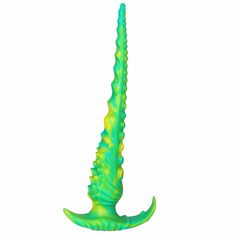 Фаллоимитатор MLSice, с щупальцами, силиконовый, гибкий, 45см, без вибрации