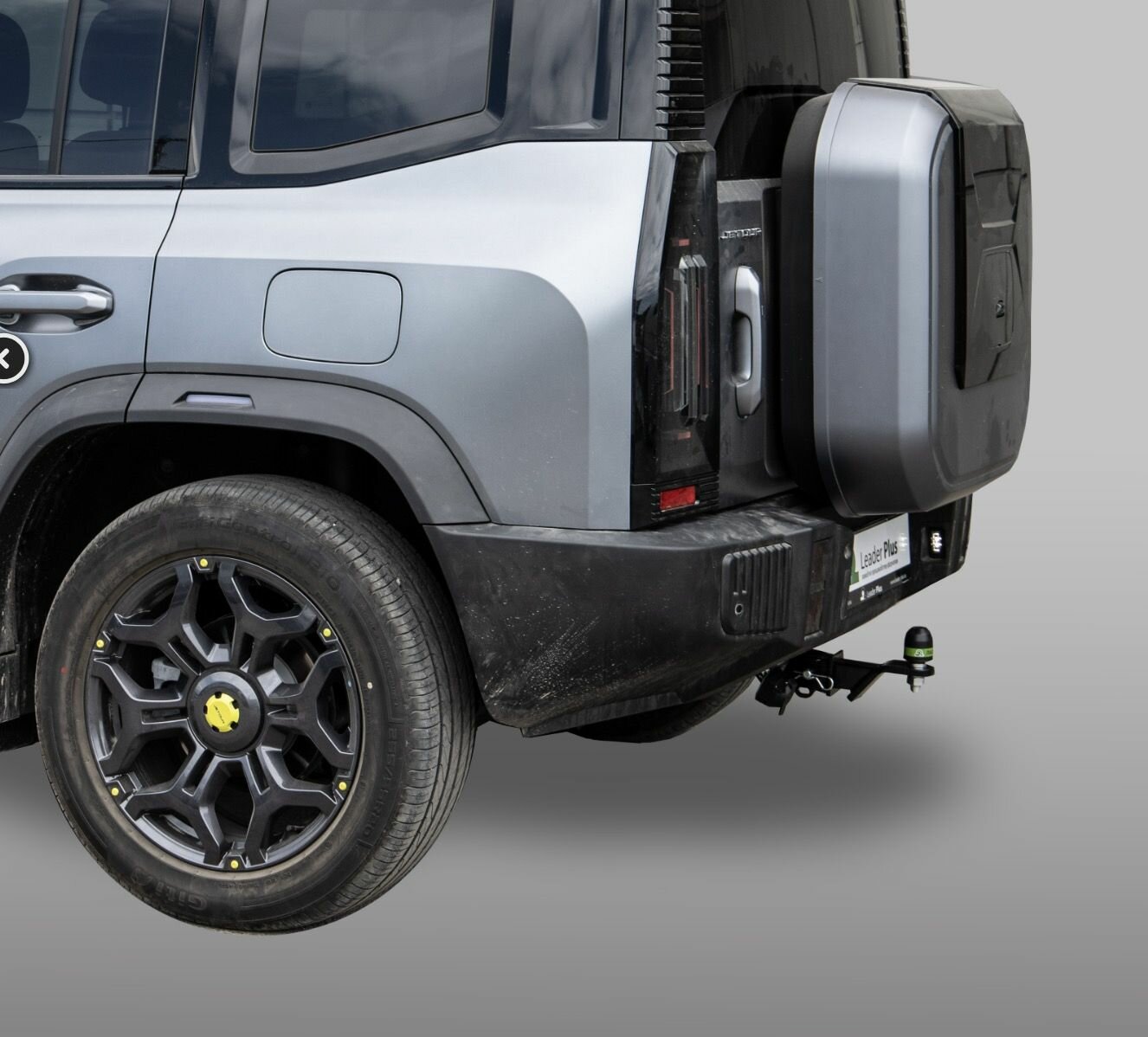 Фаркоп Лидер-плюс для Jetour T2 2024- без выреза бампера. Тип шара: E. Нагрузки: 1200/50 кг, (без электрики в комплекте) - J203-E