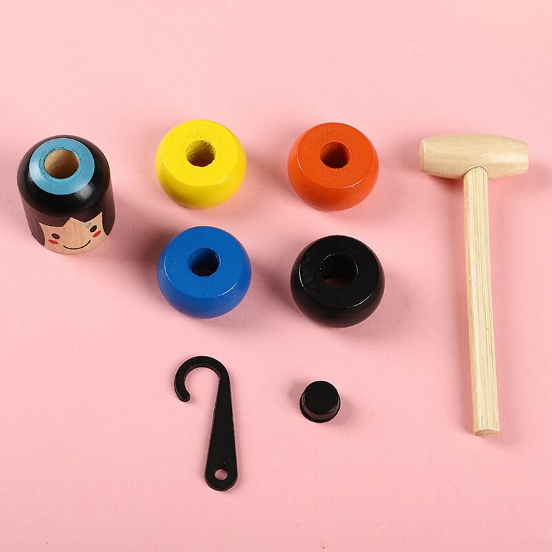 Маленький деревянный человечек, волшебная игрушка, которую невозможно сломать-3-6