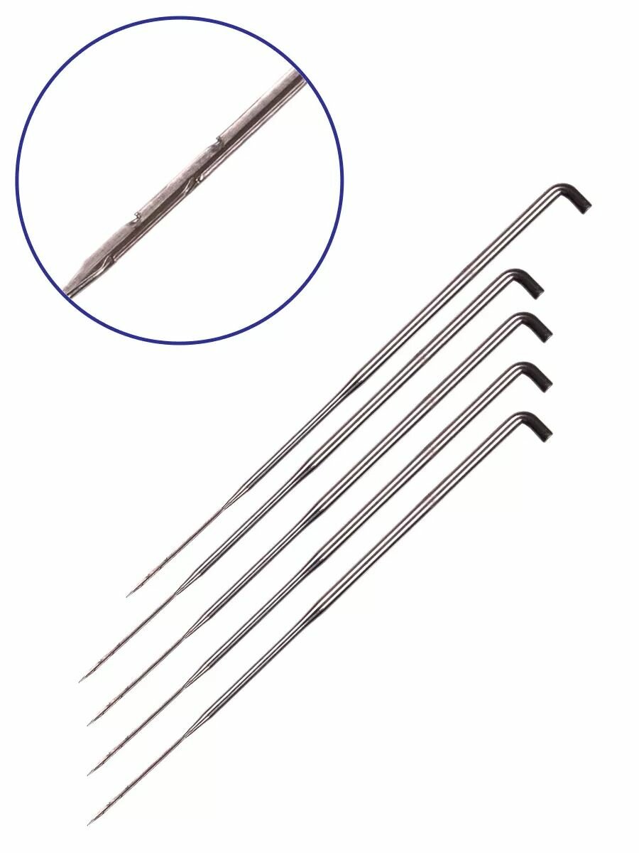 Иглы запасные для валяния (фелтинга) №38 средние трехлучевая звезда 5 шт.