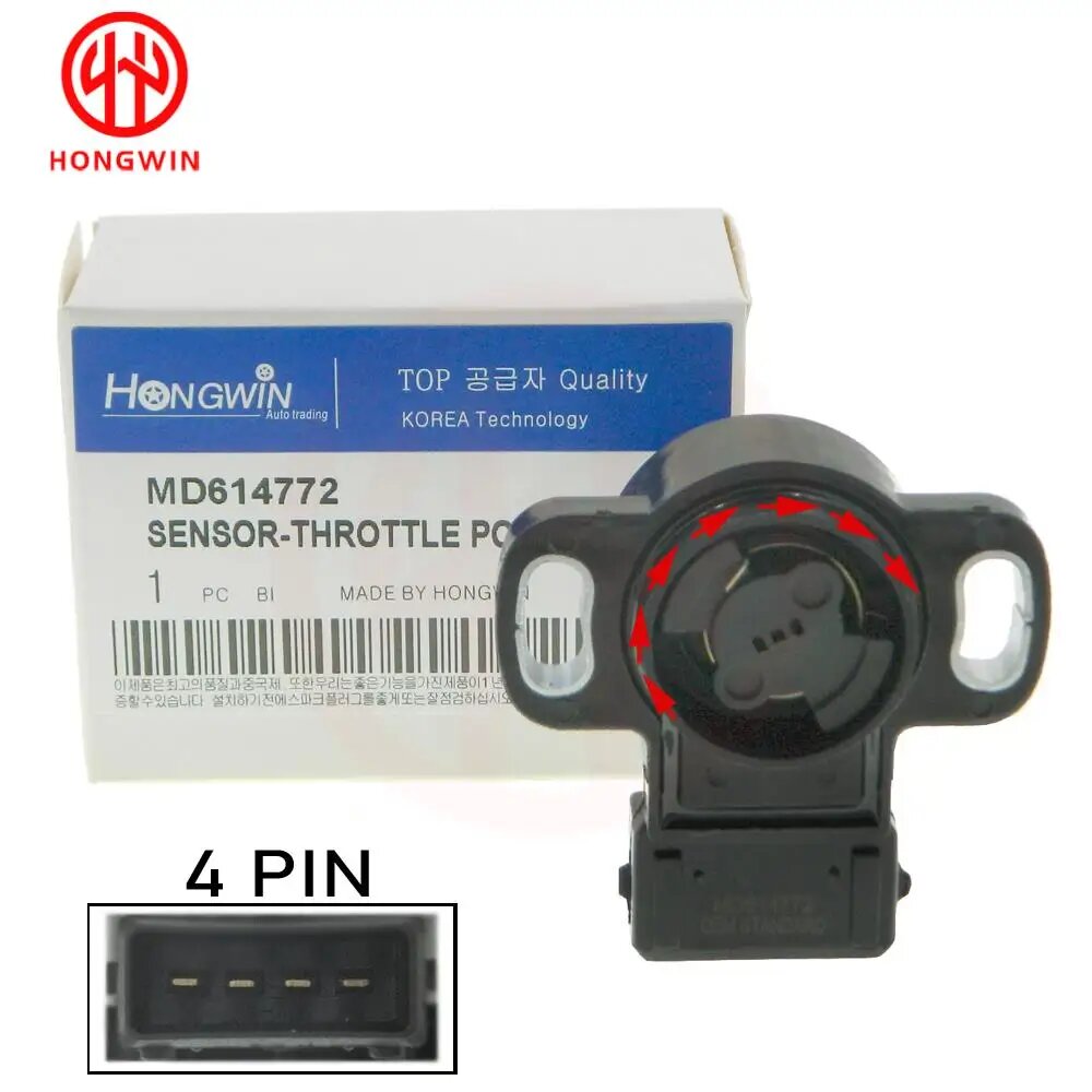 МД 614772 Датчик положения дроссельной заслонки подходит для MITSUBISHI 3.5L V6/1.8L 2.4L L4 19971998 1999 2000 2001 2002 МД 614734 , TH247, TPS4073