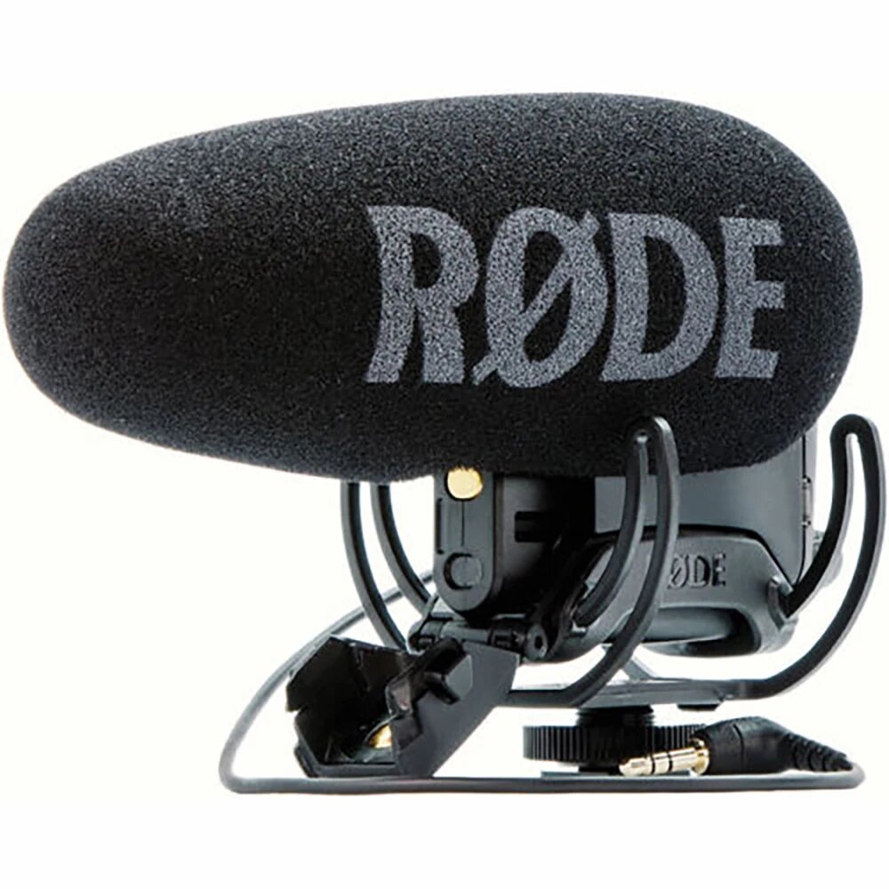 Микрофон Rode VideoMic Pro plus для видеокамеры, Micro USB, 2*АА, 20 Гц до 20 кГц, 3,5 мм стерео мини-джек