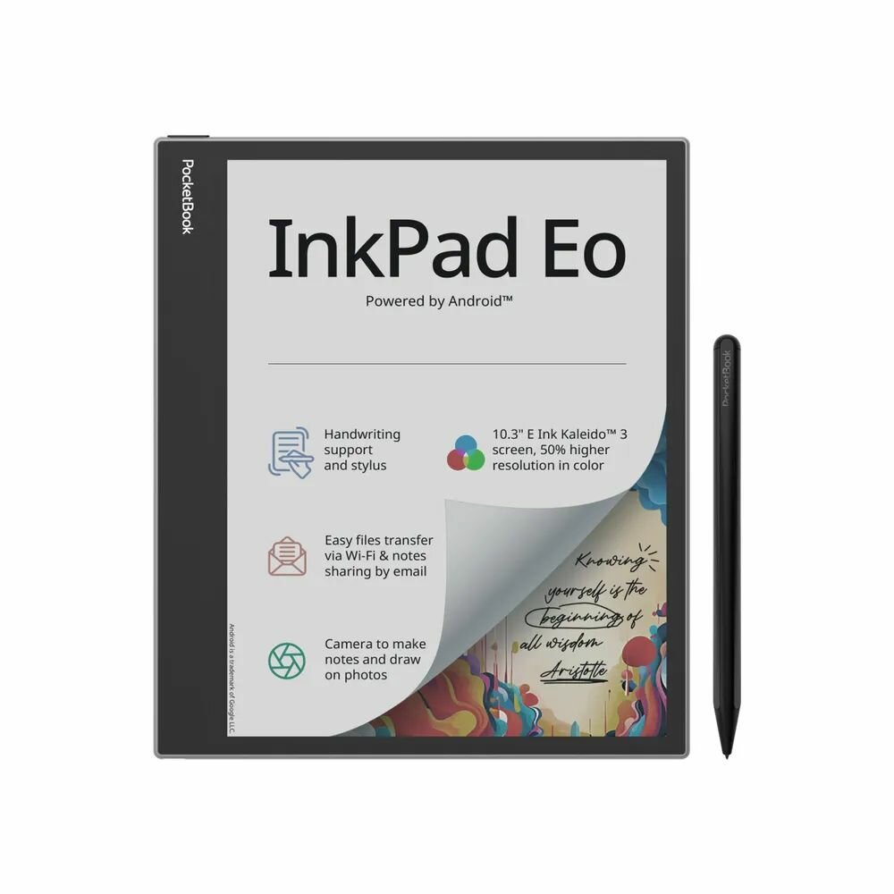 Электронная книга PocketBook InkPad Eo, Mist Grey