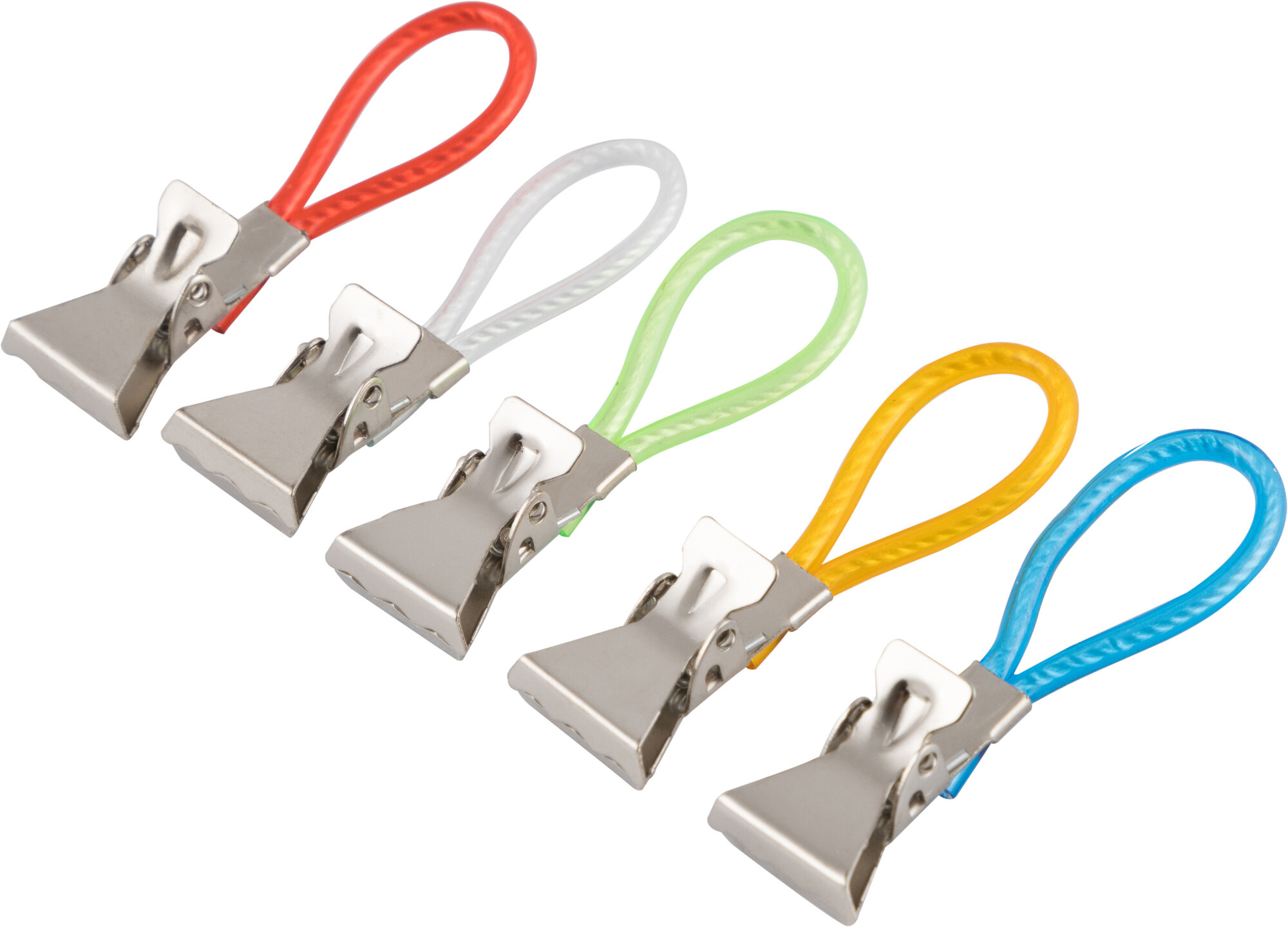 Набор прищепок для полотенец, 5 шт. в наборе Mollete-5R (нерж. сталь)