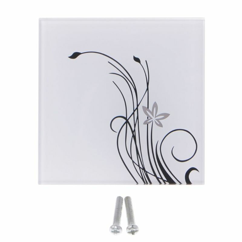 Панель из хрусталя лампы AC110V-275V с одним открытым выключателем-белый