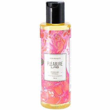 77563 Pleasure Lab Delicate Massage Oil Peonies and Patchouli, 100 мл. Массажное масло с ароматом пиона и пачули