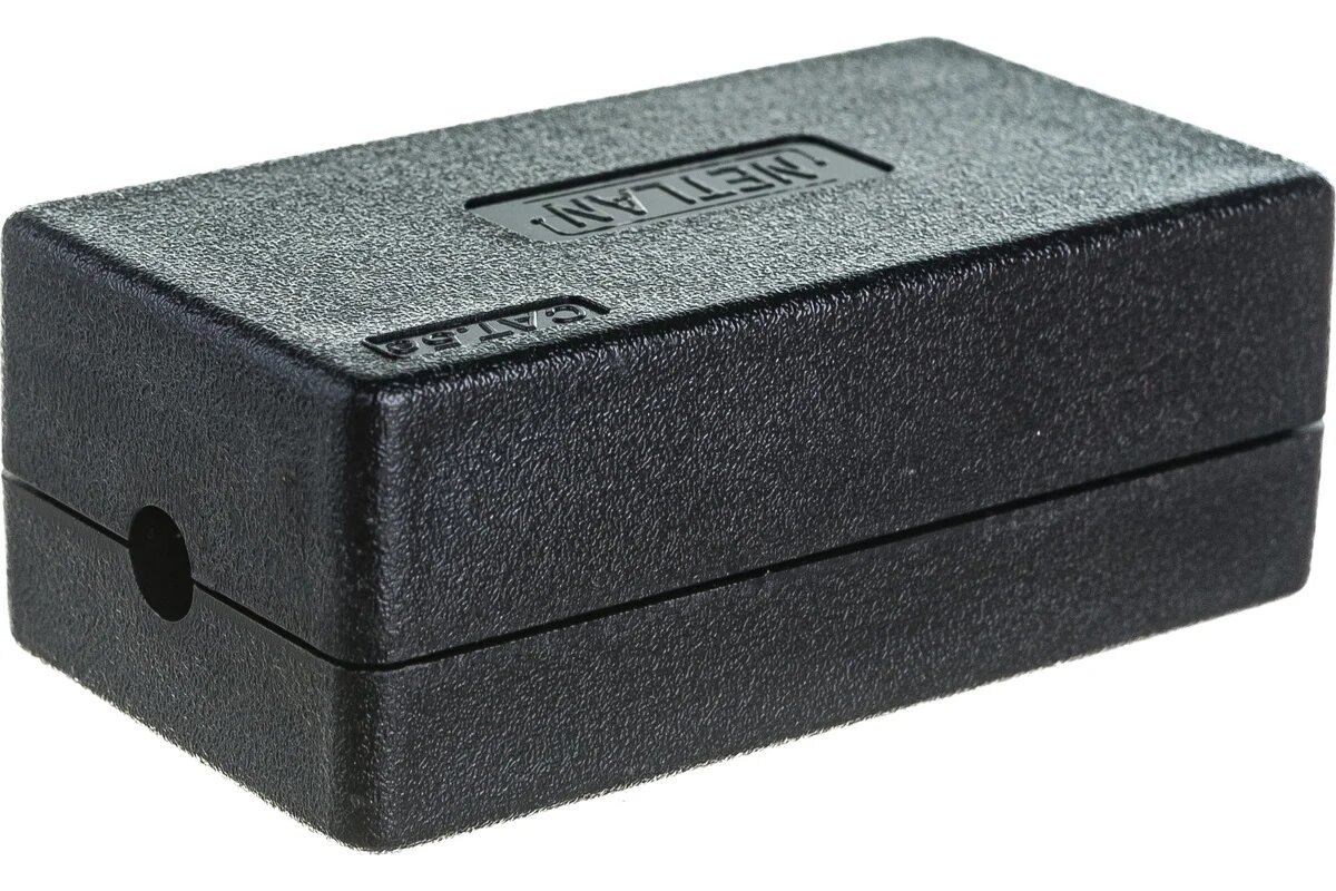 NETLAN IDC-IDC 5e неэкранированный кабельный соединитель черного цвета, набор 10 шт