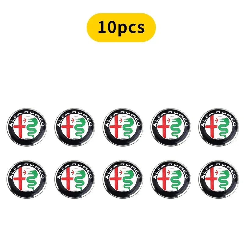 Для Alfa Romeo Giulietta Giulia 147 156 159 Mito GT 10X 14 мм, значок ключа автомобиля, 10pcs
