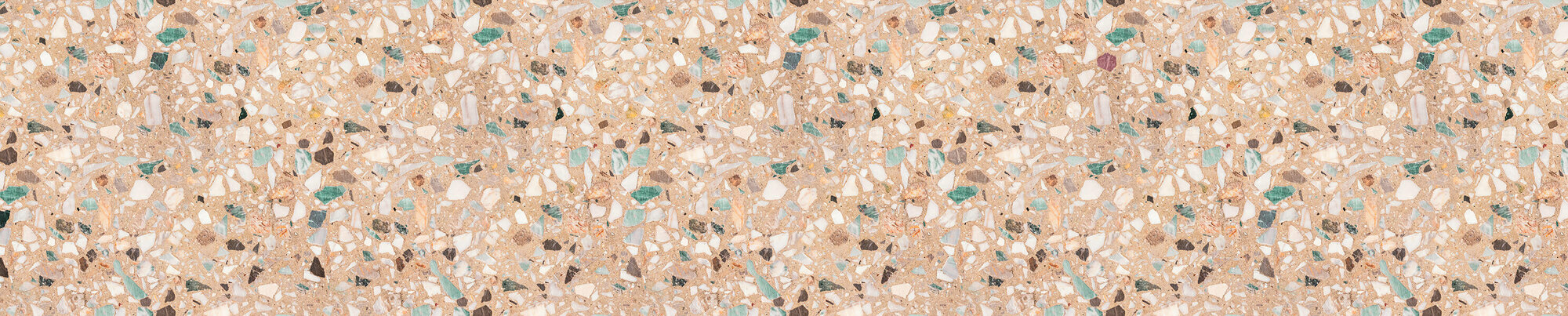 Фартук для кухни из АБС пластика 3000*600*1,5мм. Кухонный фартук ABS с фотопечатью "Терраццо бежевый"