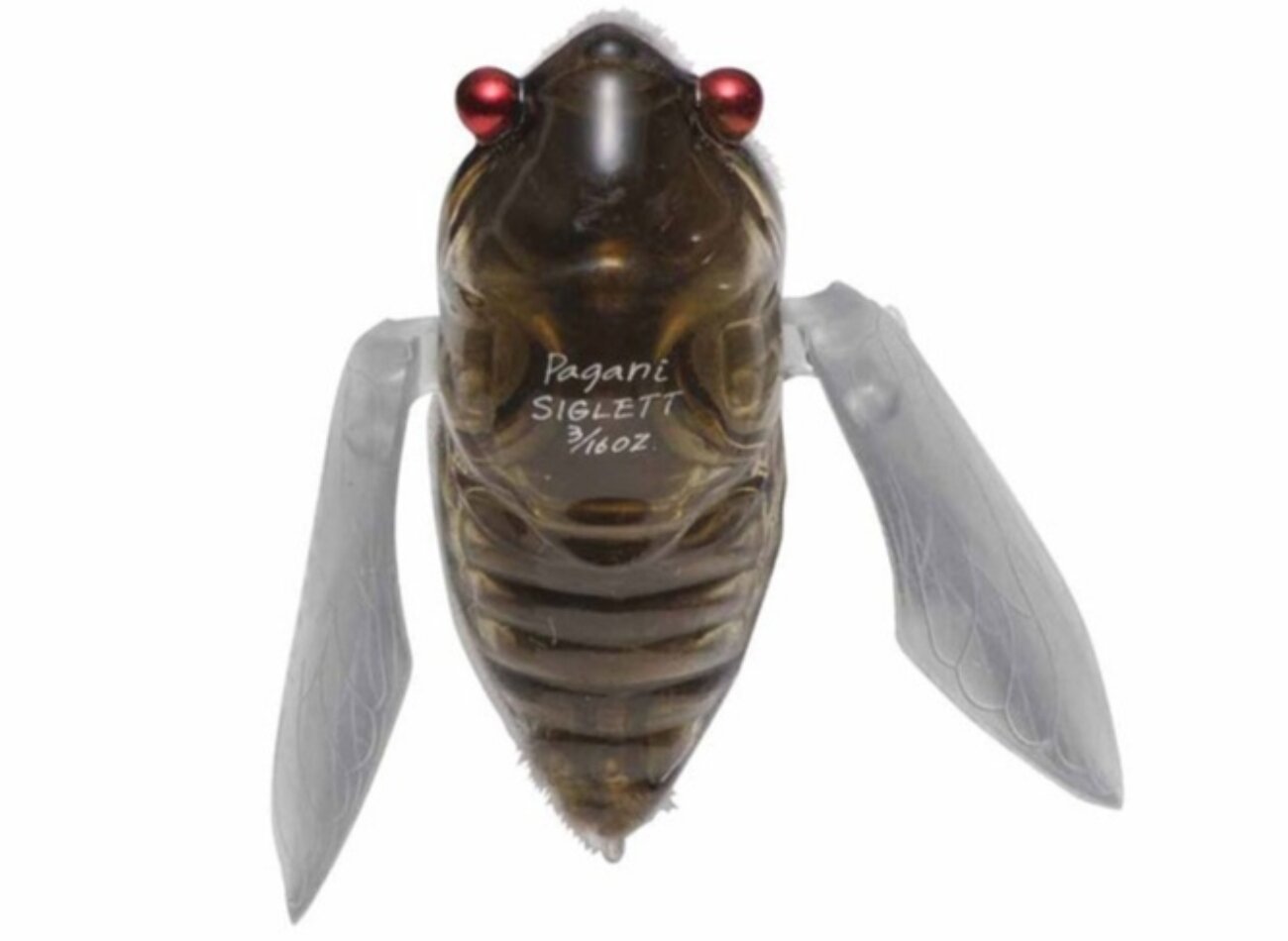 Воблер (жук-цикада) Megabass SIGLETT (36.5мм, 5.3гр, плавающий) - FF SMOKE