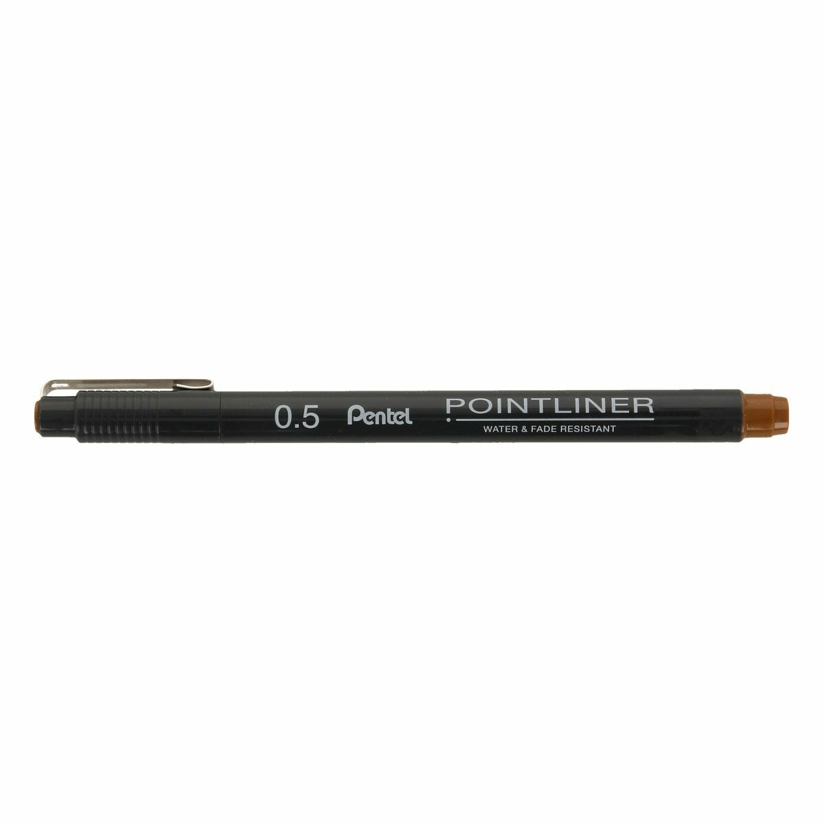 Линеры Pentel "Pointliner", 0,5 мм, S20P-5SP, сепия, 12 шт