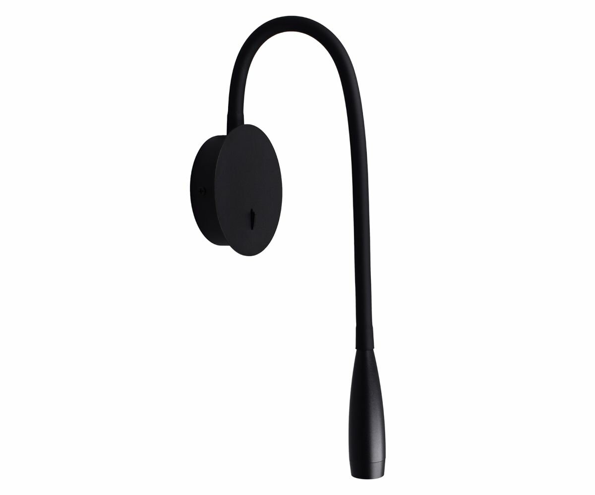 Гибкое бра Kink Light Лайт 08101,19(3000K), светодиодное, черное