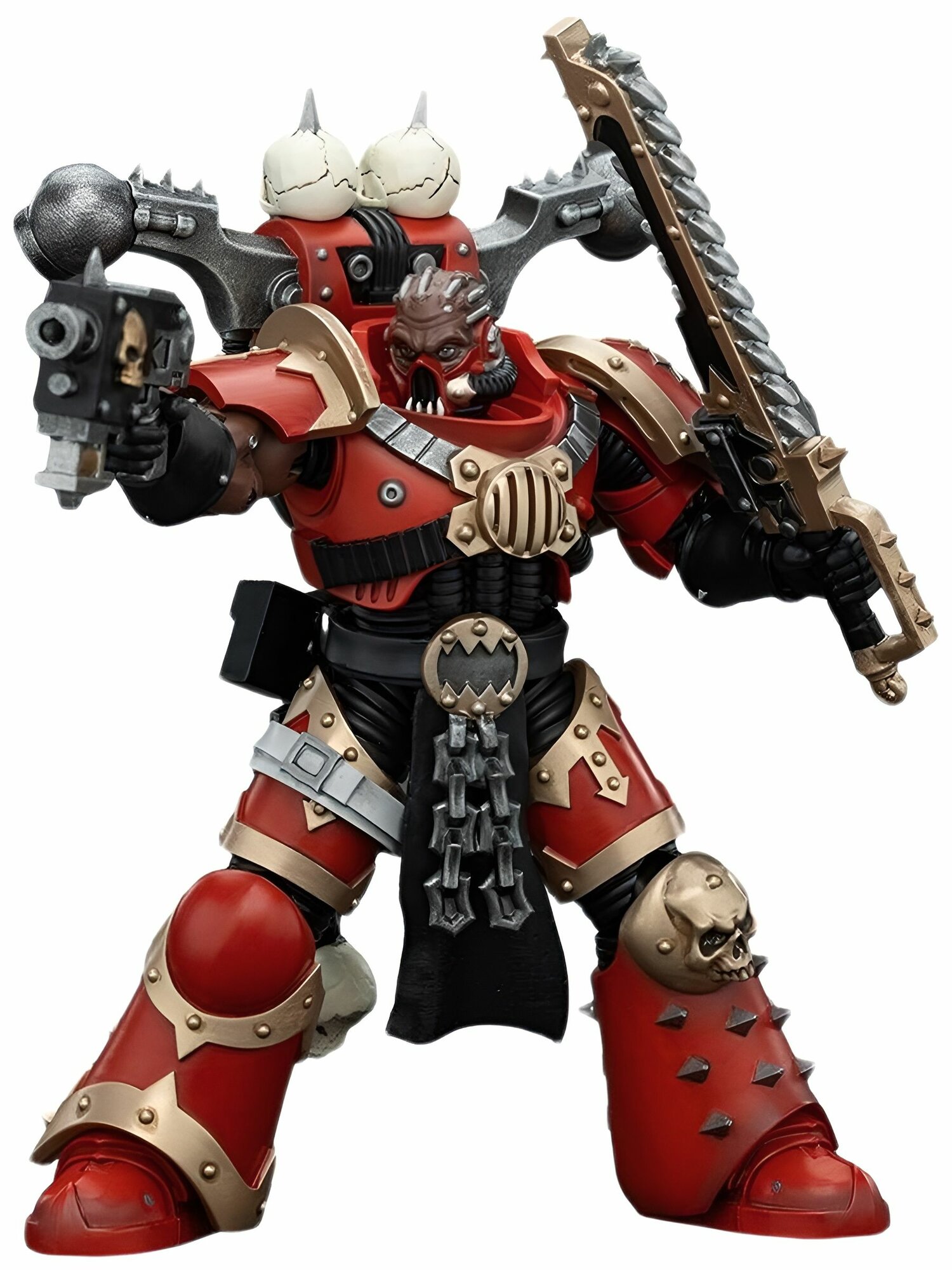 Подвижная фигурка JOYTOY Warhammer 40K World Eaters Khorne Berzerker 7 коллекция игрушек