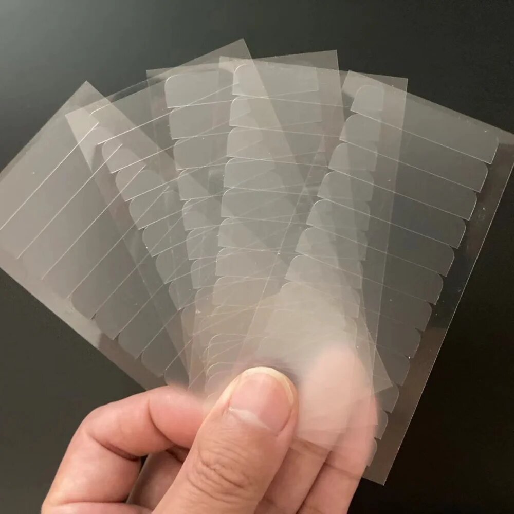 Клейкие ленты для наращивания волос Clear, 60 шт