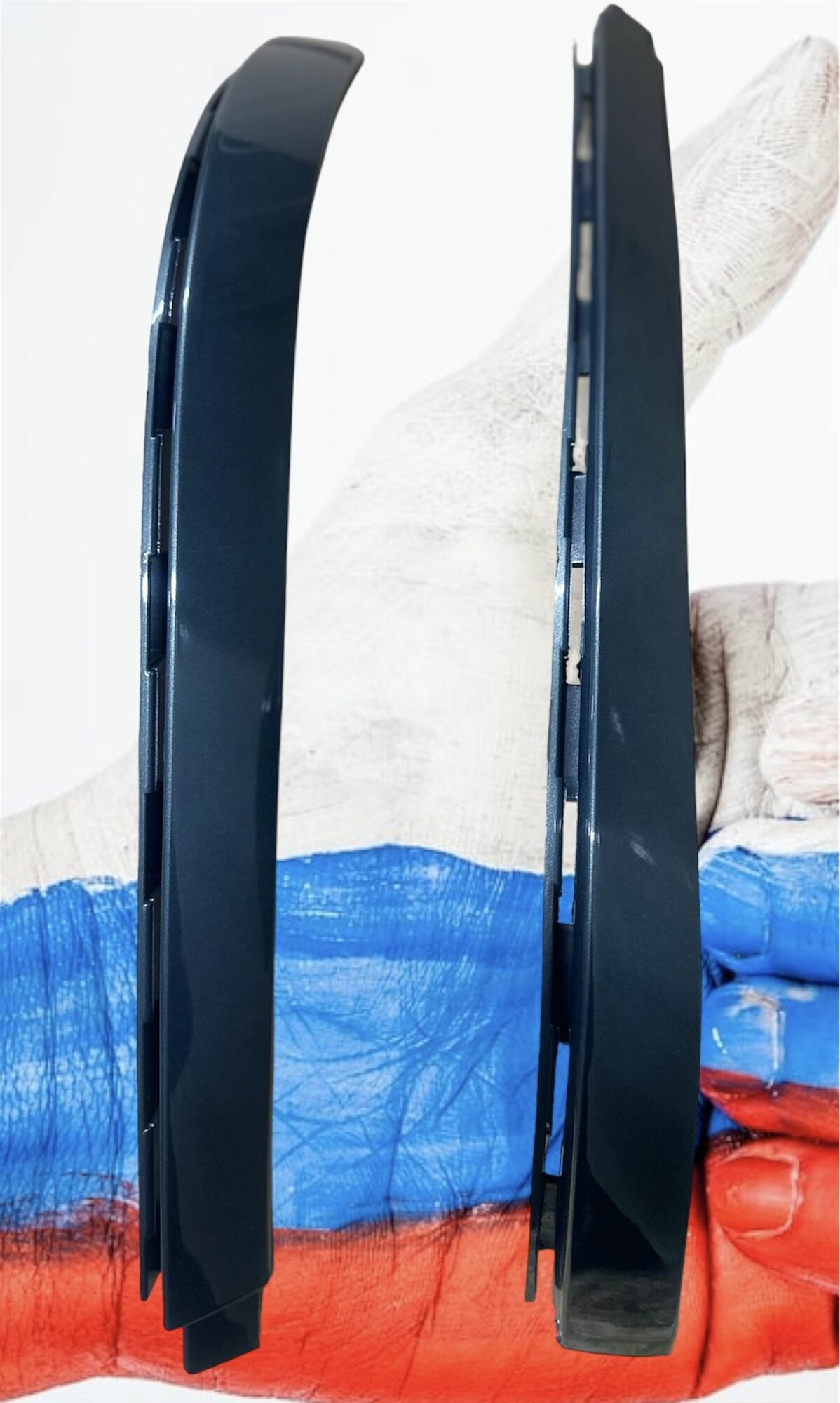 Реснички фар бампера нижние для ВАЗ 2110-2112 Цвет: Амулет(371)