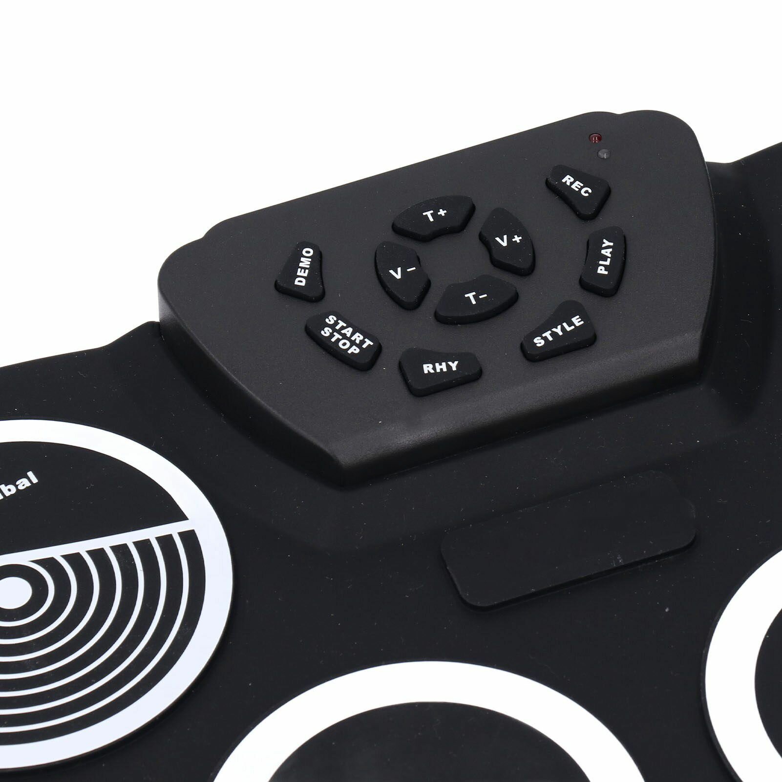 Roll Up Electric Drum Set Портативная легкая 9-пэдовая электронная ударная установка для практики