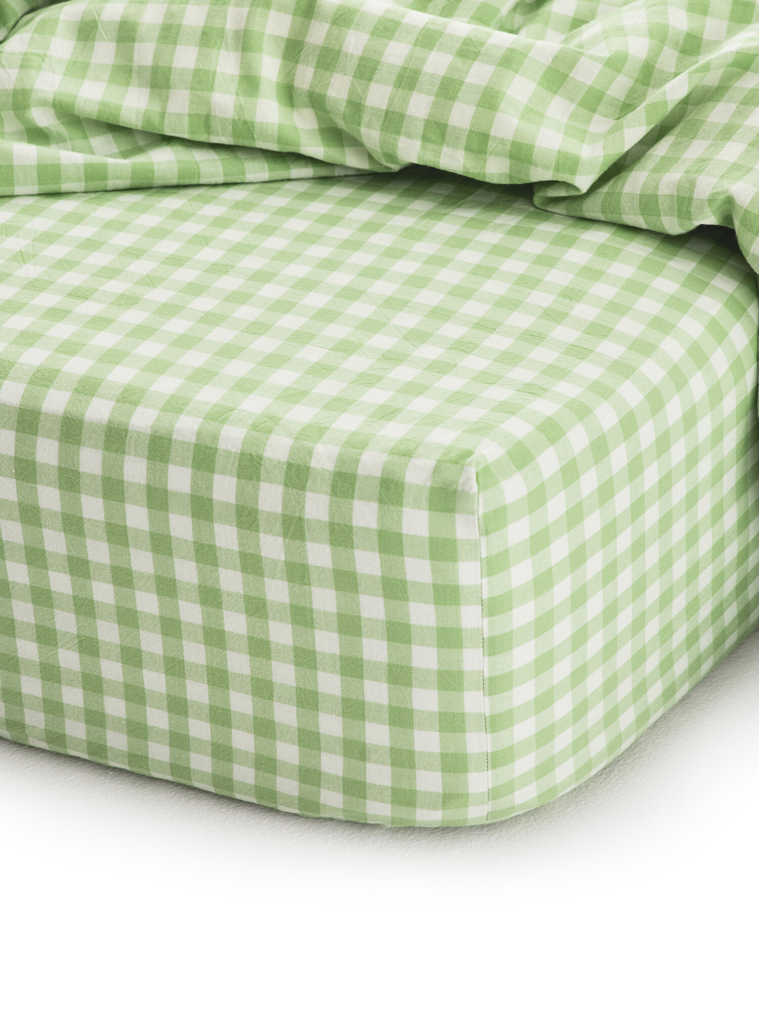 Простыня MORФEUS (морфеус) - Spring Check - 200x200x30 (на резинке) - вареный хлопок