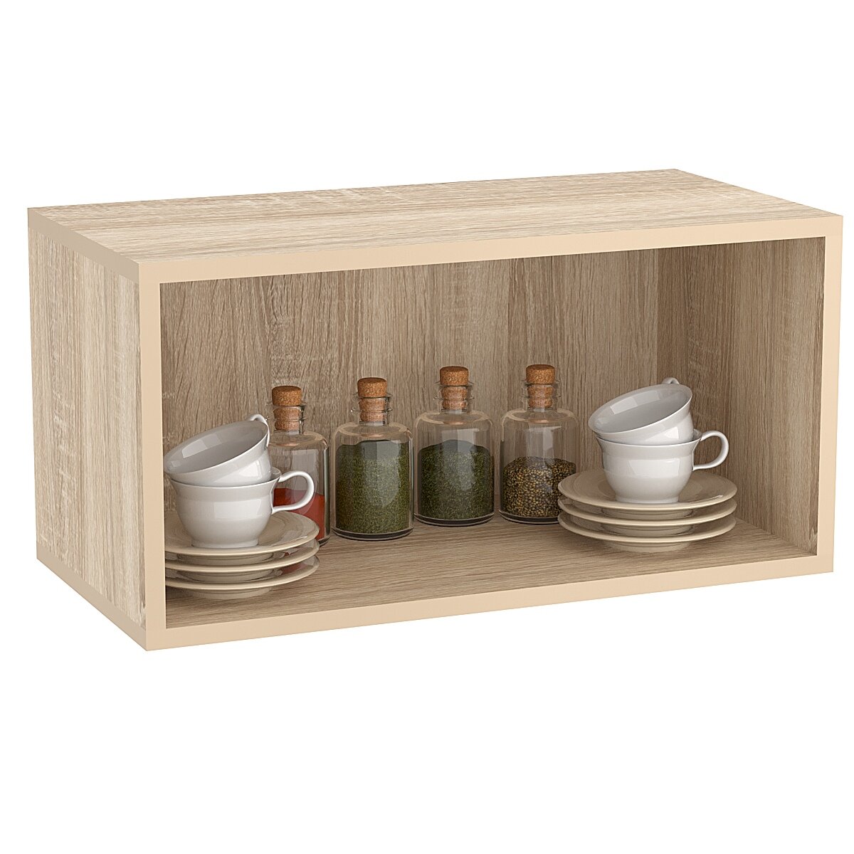 Антресоль Эконом №2-300 (600х300мм), Дуб сонома. Производство товара - компания ТОБ.