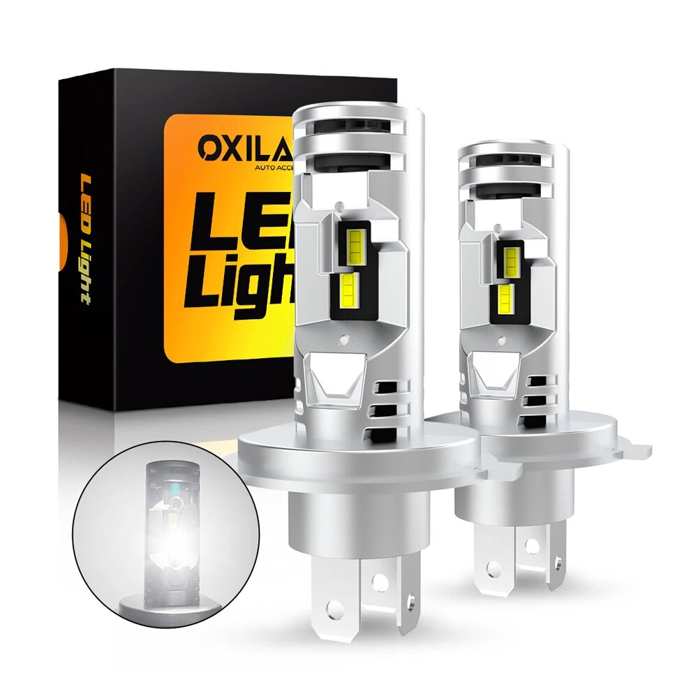 2 шт. H4 светодиодные фары 9003 HB2 светодиодные Canbus дальнего ближнего света автомобильные фары 16000LM турбо светодиодные диодные лампы авто 12 В 6500 К белые лампы