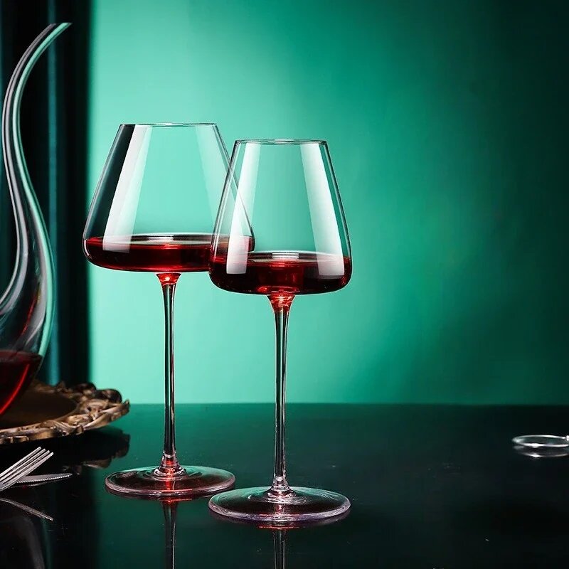 2 шт. кубок WineGlass Коллекция кристаллов ручной работы бордовый бокал свадебная вечеринка подарок на день рождения дегустационная чашка барный инструмент подарок