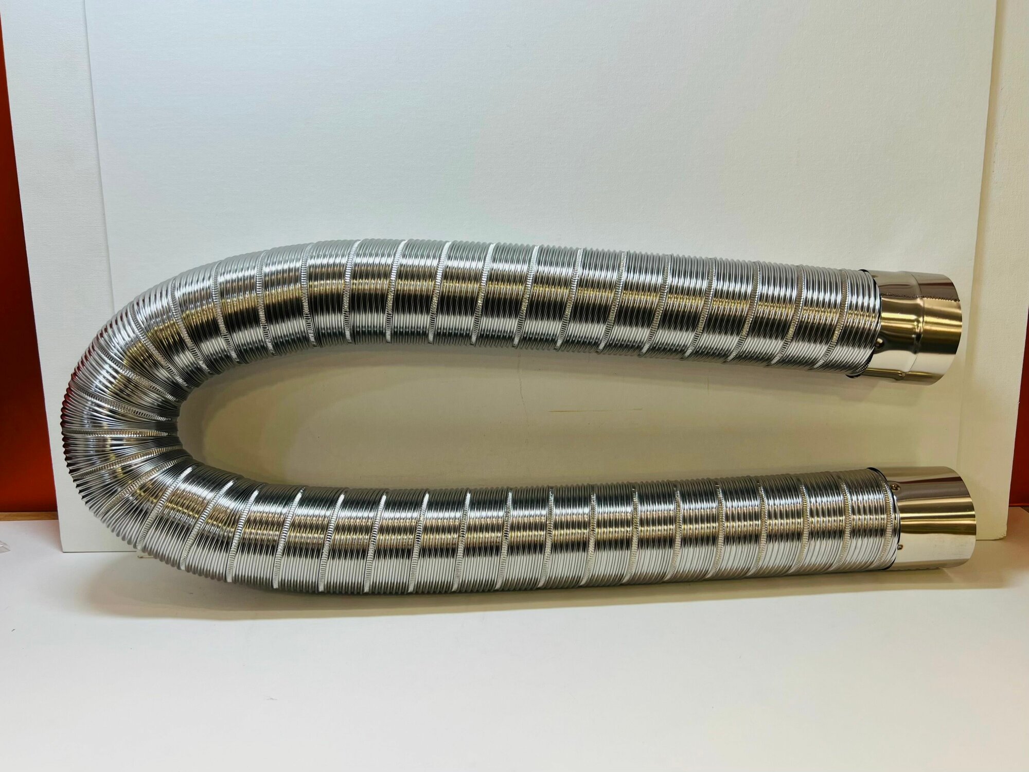 Усиленная гофра для автономного отопителя 120 см диаметр 72 мм, металлорукав, патрубки отопления