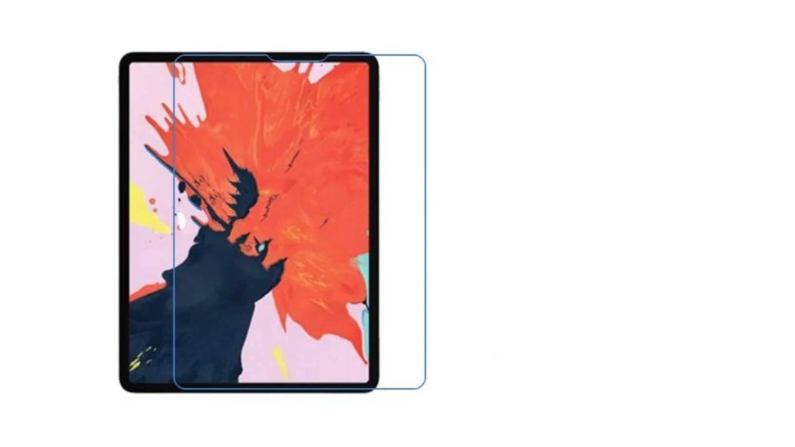 Защитная пленка MyPads для планшета Apple iPad Pro 12.9 2020/ 2021 (MHNF3 /K3 /Q3) (MHR83 /43 /E3) глянцевая
