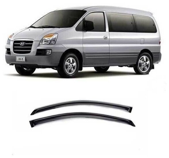 Дефлекторы боковых окон HYUNDAI Starex Хендай Старекс / H1 (1998-2007)