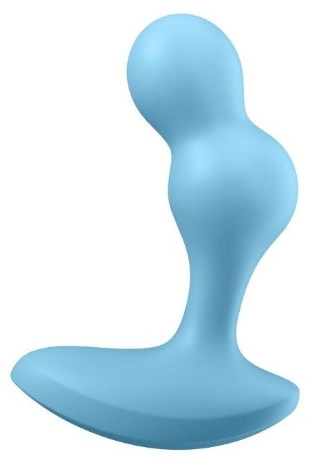 Голубой анальный вибростимулятор Deep Driver - 11,2 см. Производитель - Satisfyer.