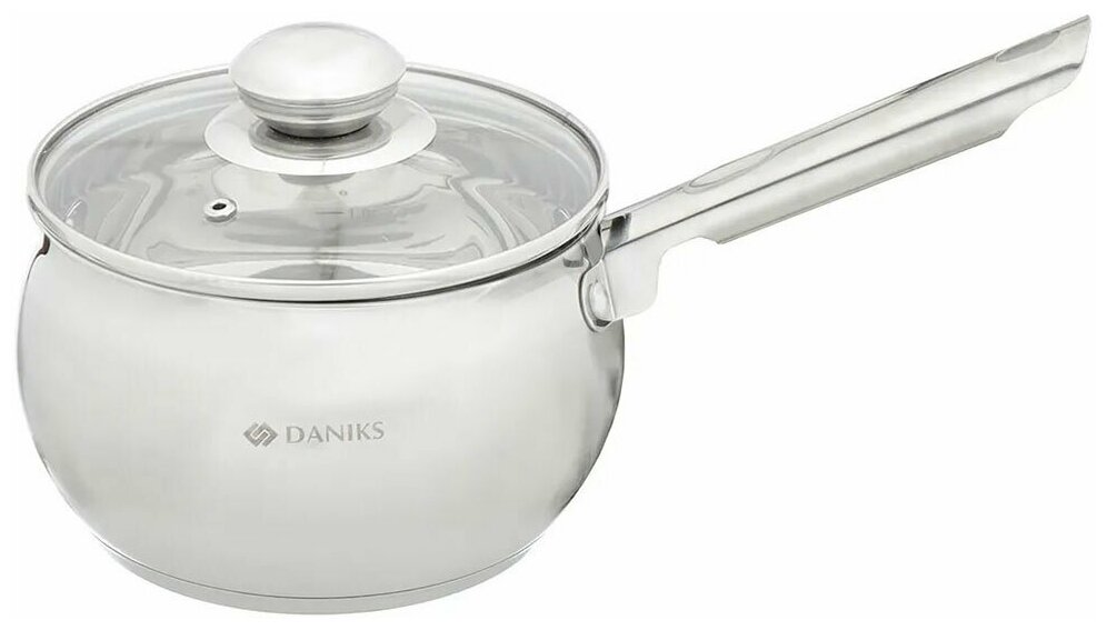 Ковш с крышкой Daniks Классика SD-16S 1.9 л