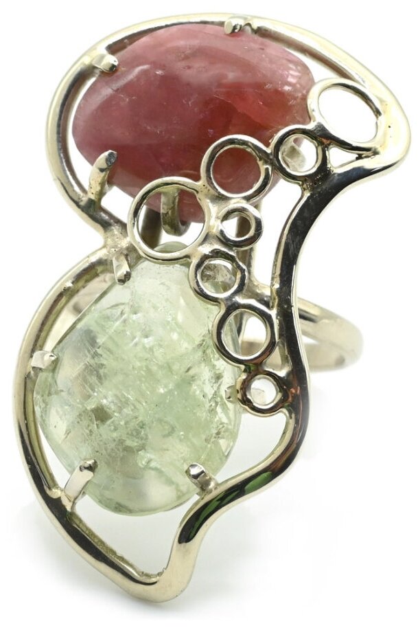 Кольцо, аквамарин