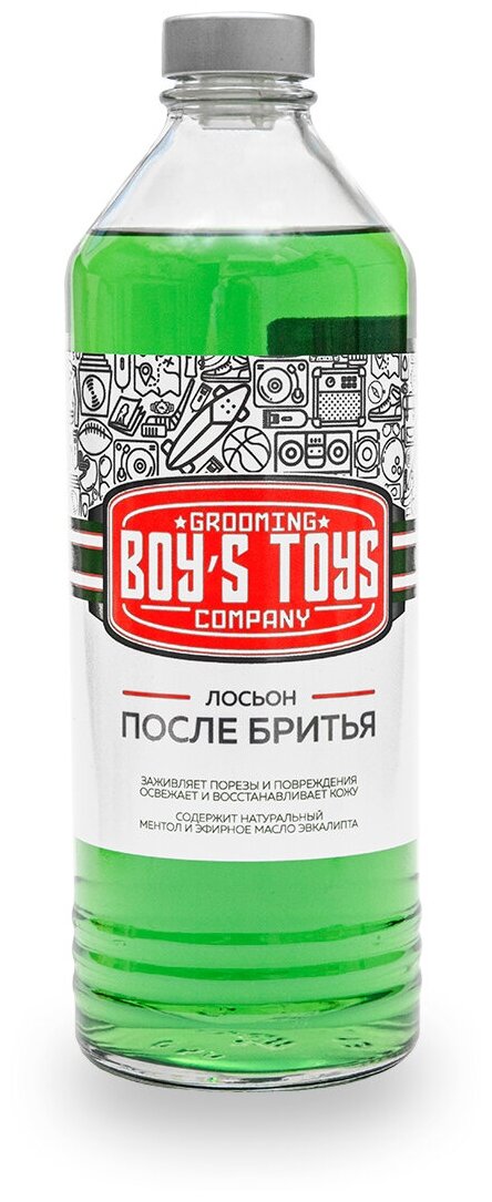 Boys Toys Бритье Лосьон после бритья Boy's Toys "Ментол & Эвкалипт", 500 мл