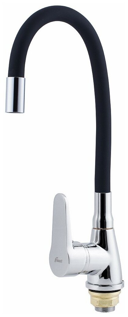 Смеситель для кухни FAUZT FZs-822-BL101 гибкий излив тип см-моцба Черный
