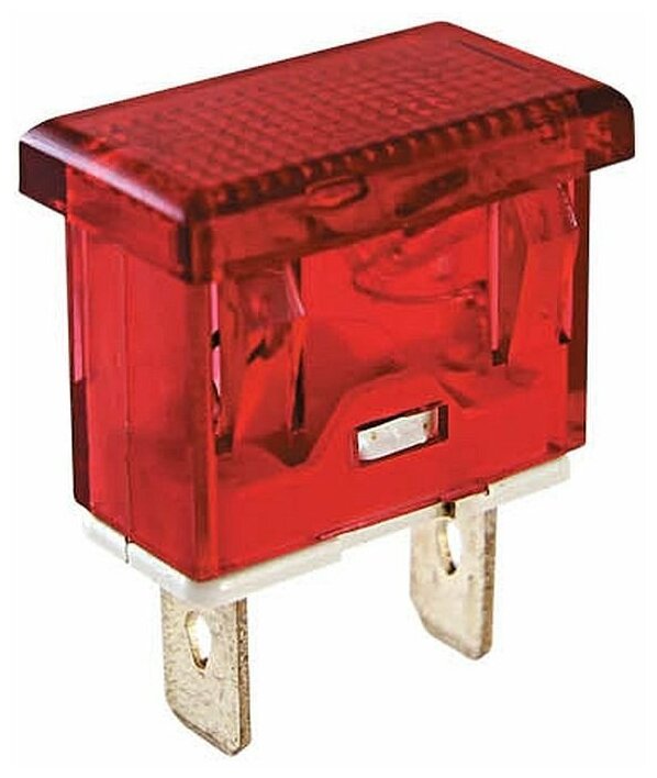 Лампа YL238-02 сигнальная красная неон 230В TDM (1 шт) {SQ0702-0081}