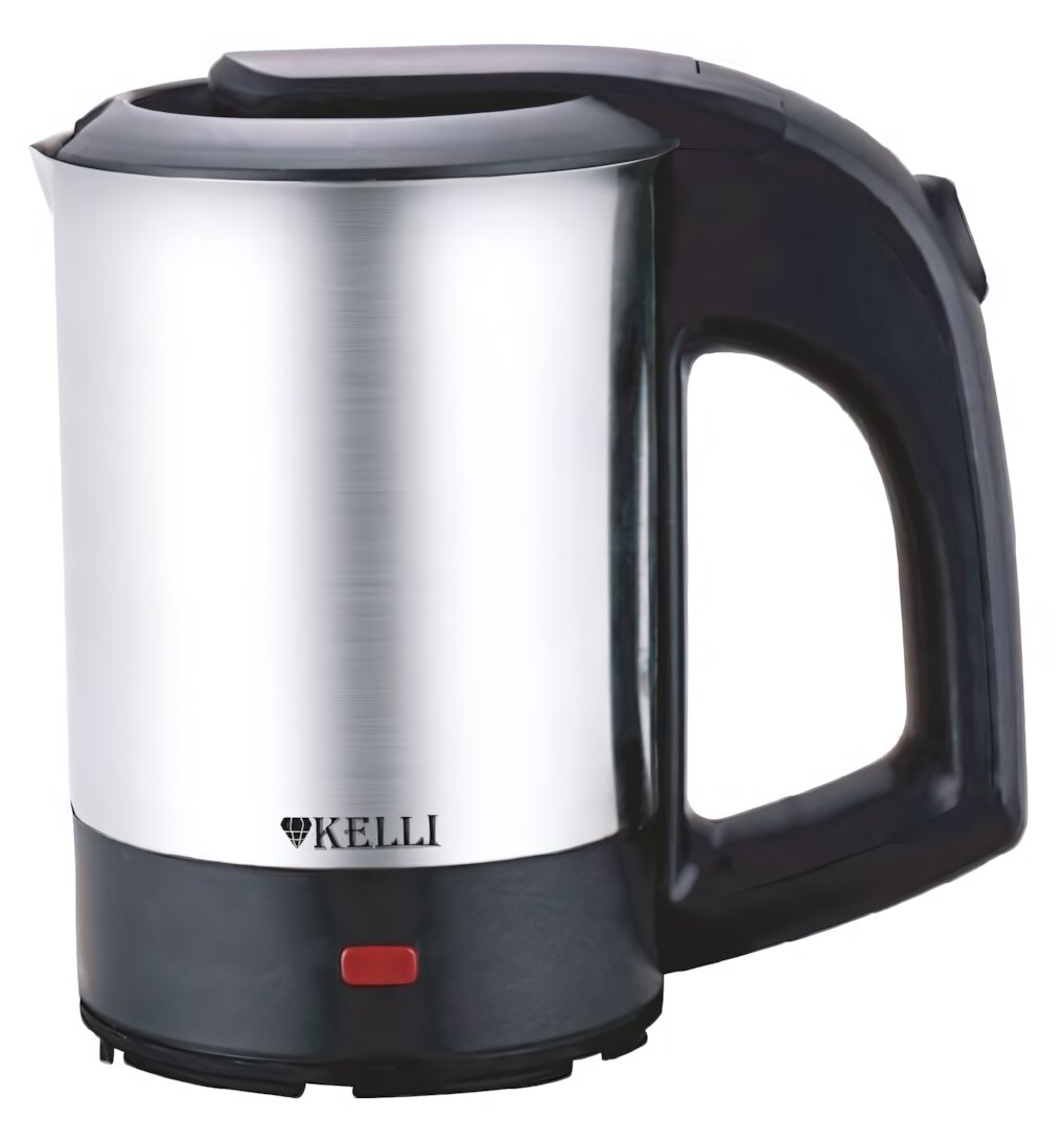 Чайник электрический KELLI KL-1814 0,5 л, нержавеющая сталь, 2400 Вт, быстрое кипячение