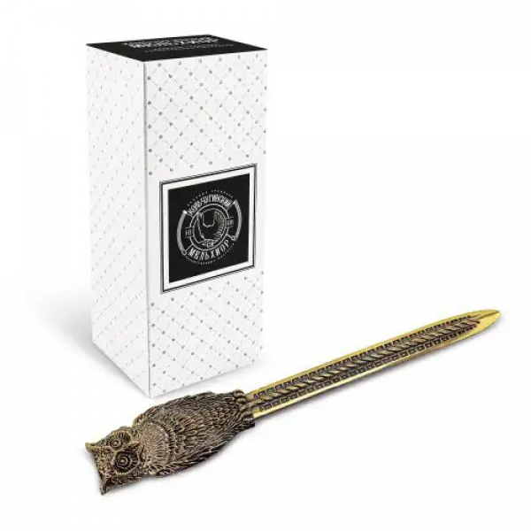 Нож для писем Мудрая сова (с чернением)