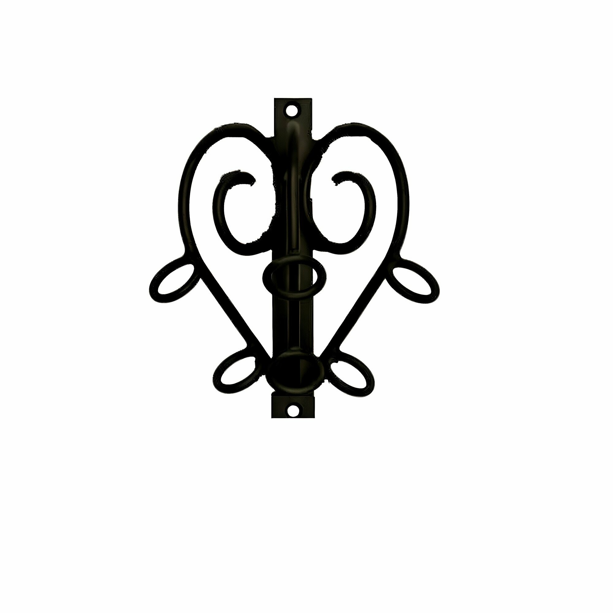 Флагшток кованый на три флага