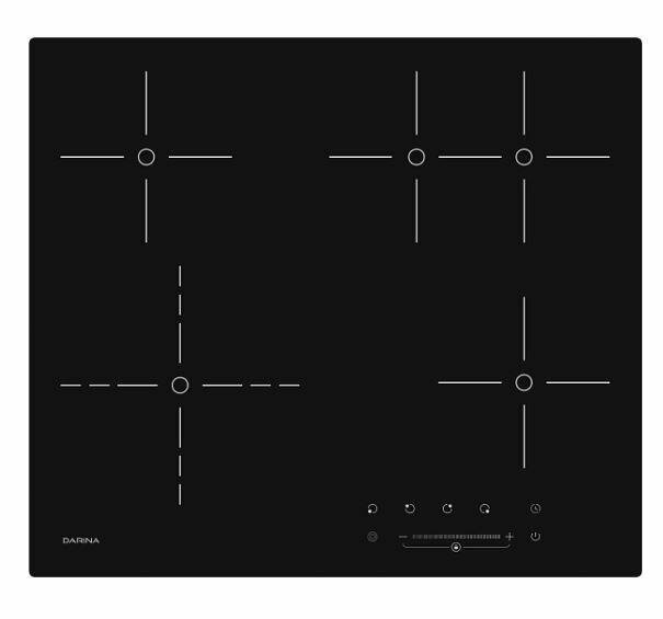 Электрическая варочная поверхность PL E329 B DARINA