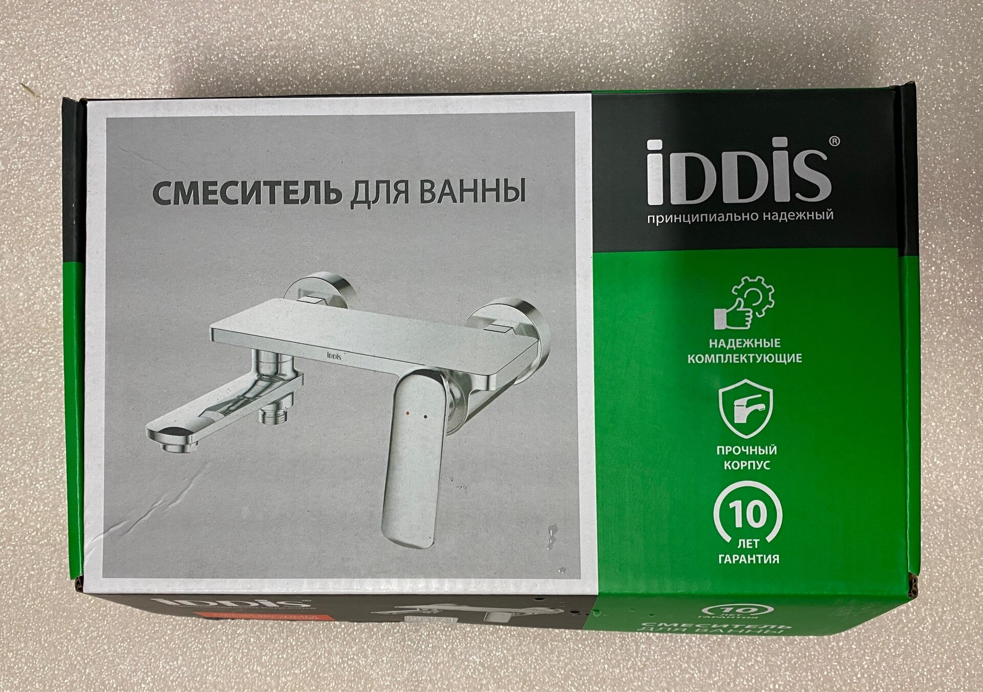 Смеситель для ванны IDDIS Dash DASSB00i02WA хром
