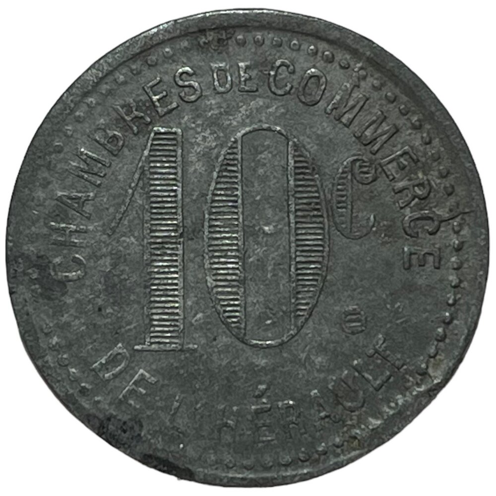 Франция, Эро 10 сантимов 1920-1930 гг. (Zn)